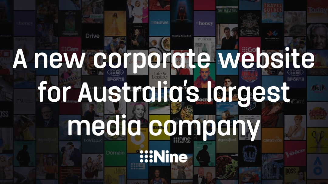 Nine Entertainment Corporate Website - Case Study