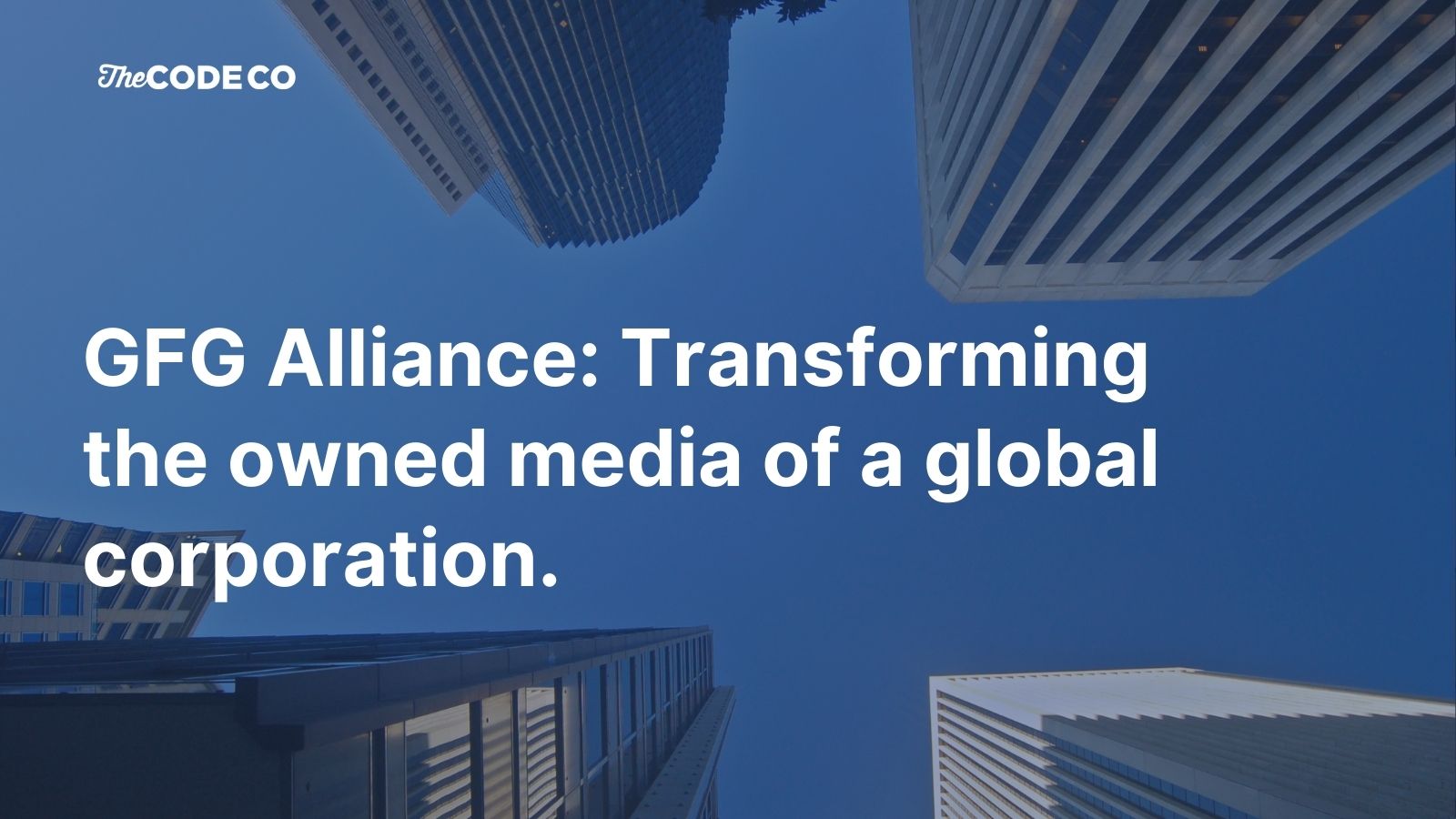 Digital publishers alliance - GFG Alliance | The Code Company